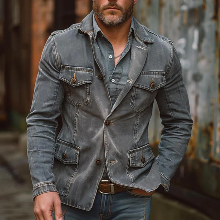 Roberto Russo Washed Denim Jacket – Milanolegacy